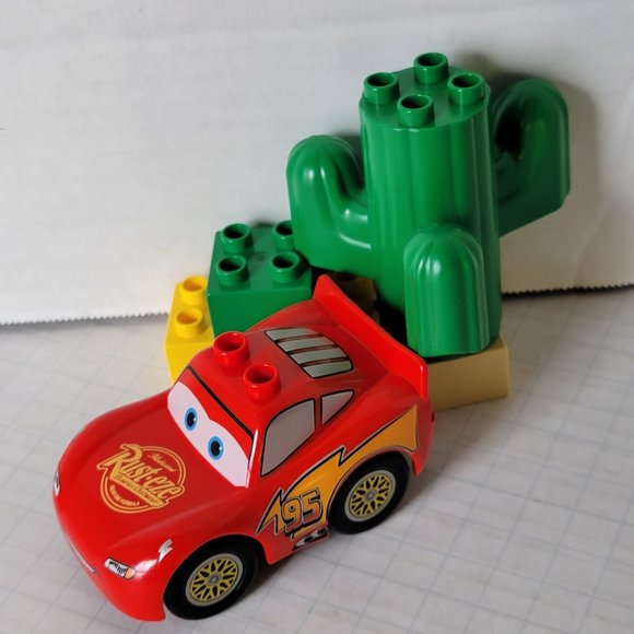 Lego | Toys | Lego Duplo Cars Red Rusteze Flame Green Cactus Lightning ...